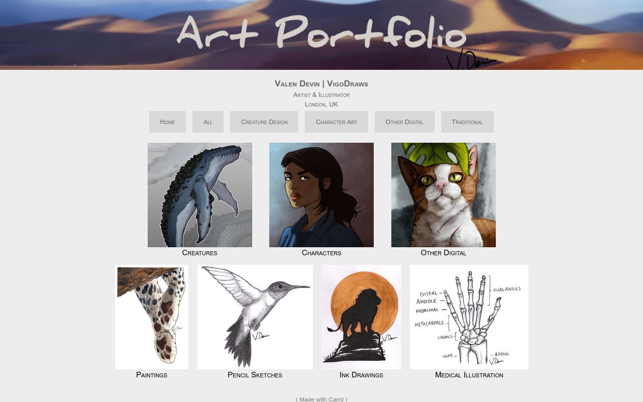 Valen Devin | VigoDraws Art Portfolio (carrd url copy)
